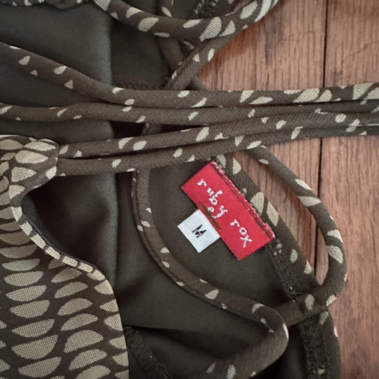 Vintage 90s Ruby rox dress - Army green color, 90s... - Depop