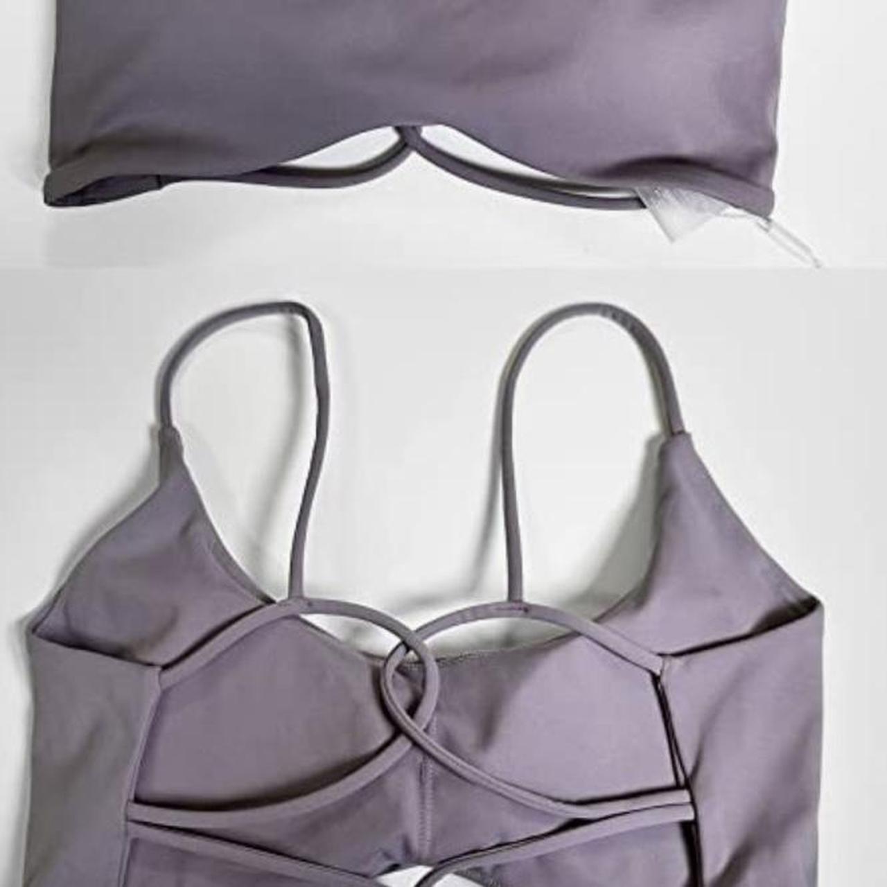 Danysu Backless Sports Bra Buttery Soft Workout Tops... - Depop