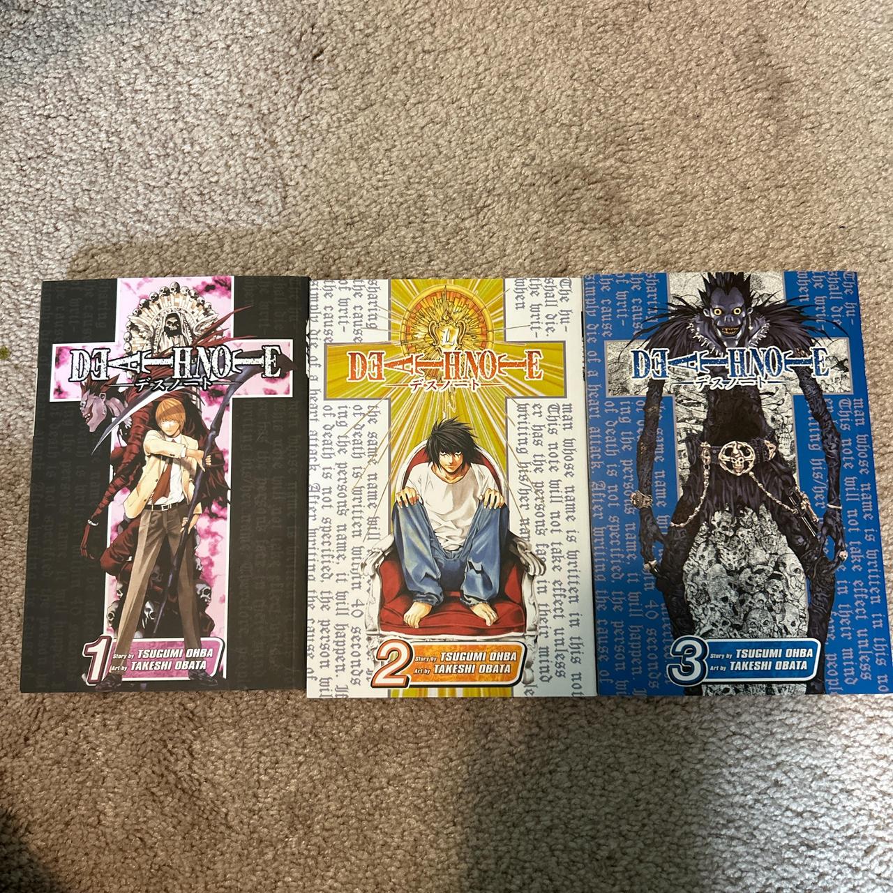 death note volumes 1-3. excellent condition— bought... - Depop