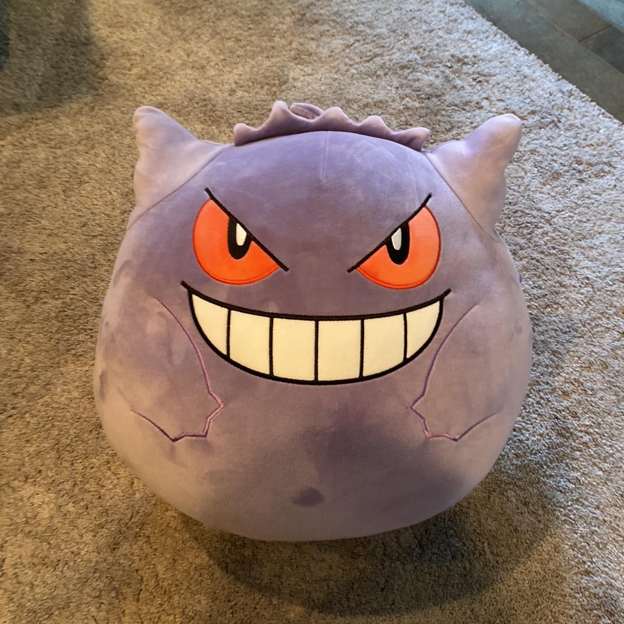 Brand New Gengar Pokémon Squishmallow pillow 16 inch... - Depop