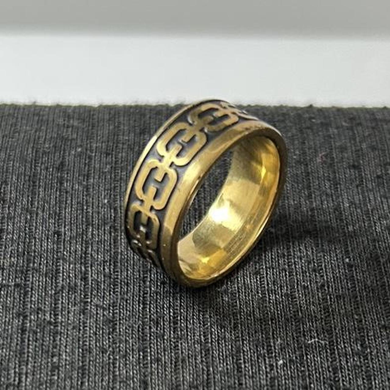 Gold Plated Tungsten Draco Ring For Men’s women... | Depop
