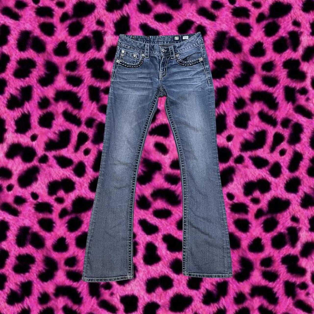 Low Rise Miss Me Jeans Size 27 Inseam 32” Rise Depop