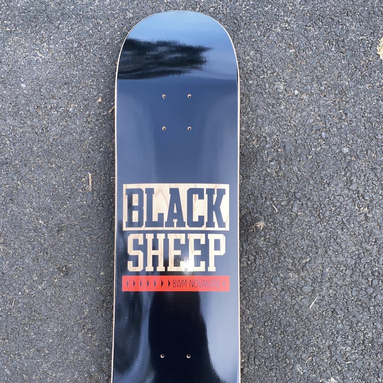 BLACK SHEEP 🐑 WOOD GRAIN skate board deck NEW size... - Depop