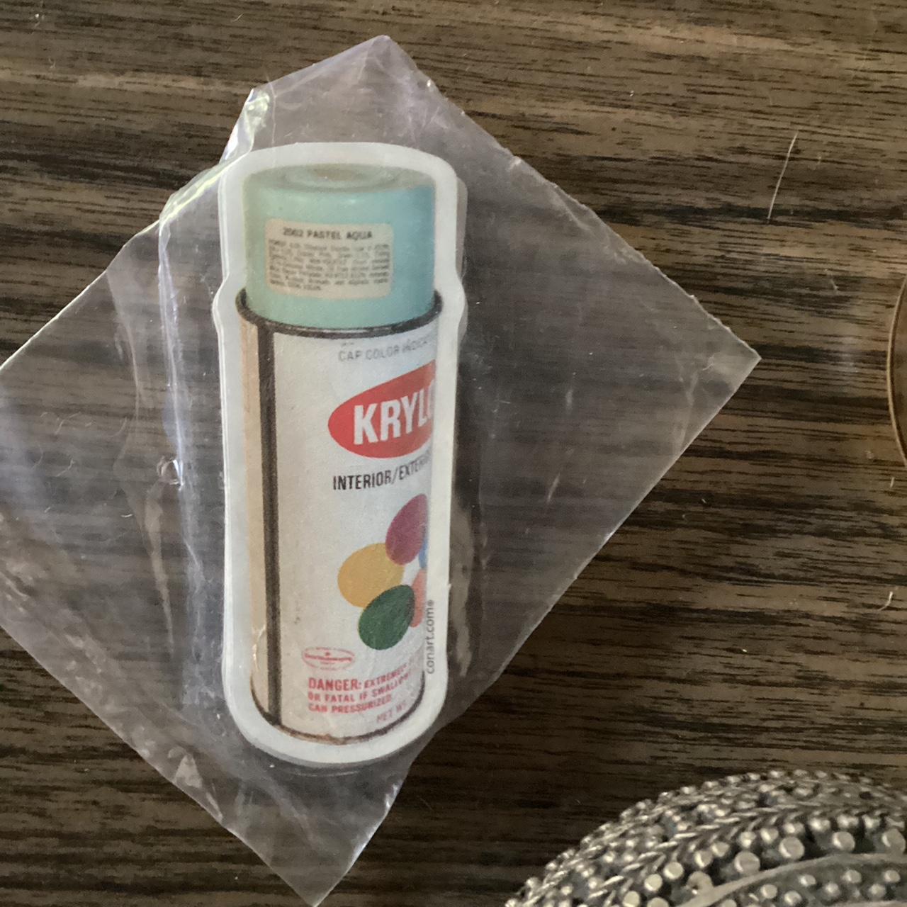 Conart Pastel Aqua Mini Sticker 1995 Vintage New... - Depop