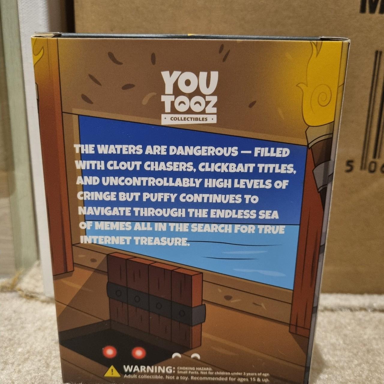 Captain Puffy Youtooz Unopened, code is... - Depop