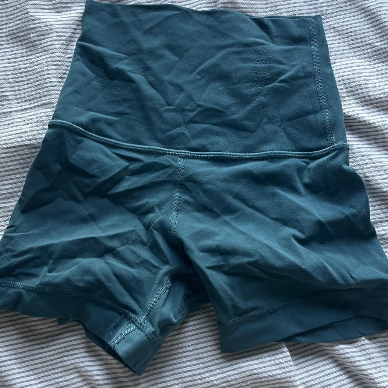 Lululemon align biker shorts (high rise) - size 0 -... | Depop
