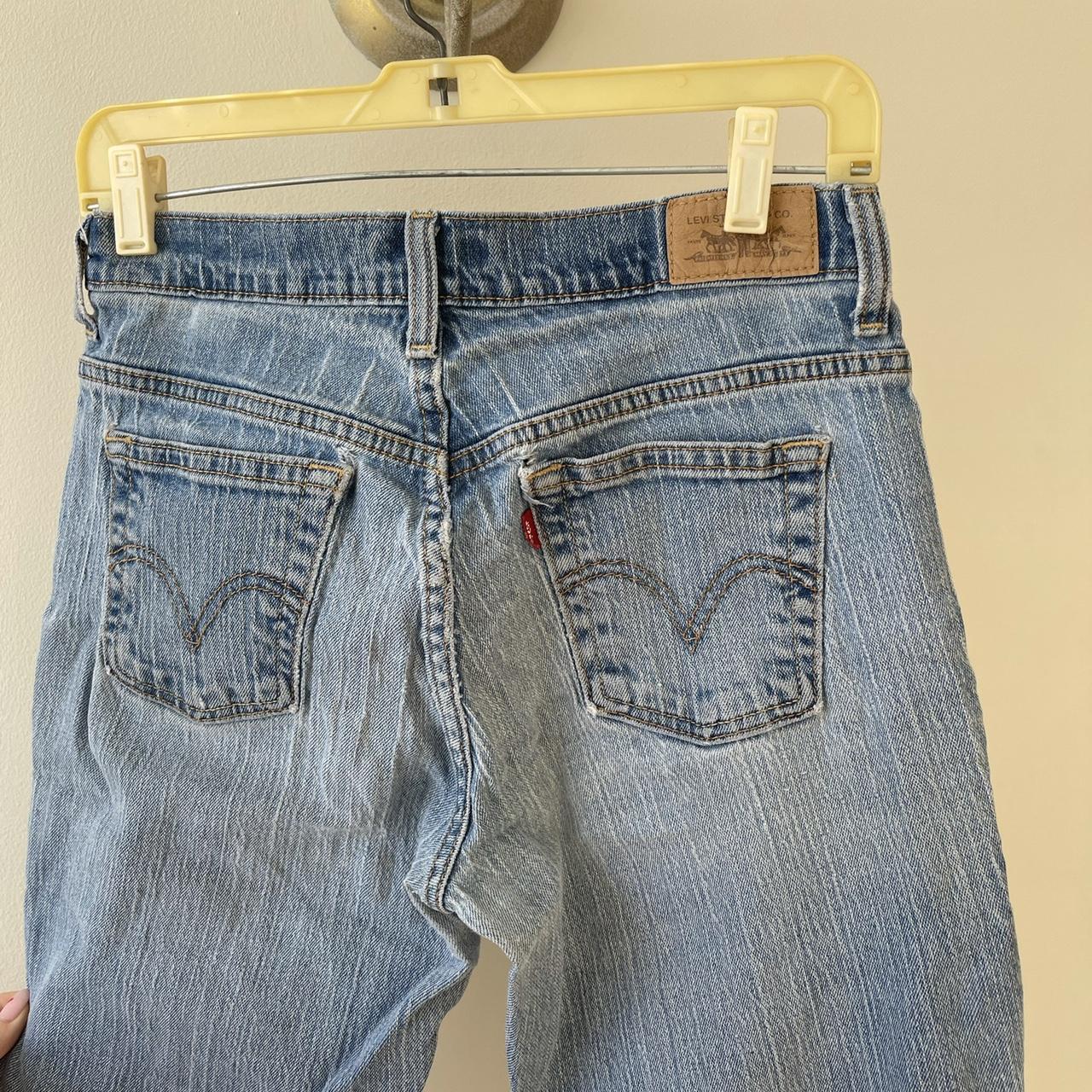 Vintage 505 straight leg LEVIS Size: 4 short - Depop