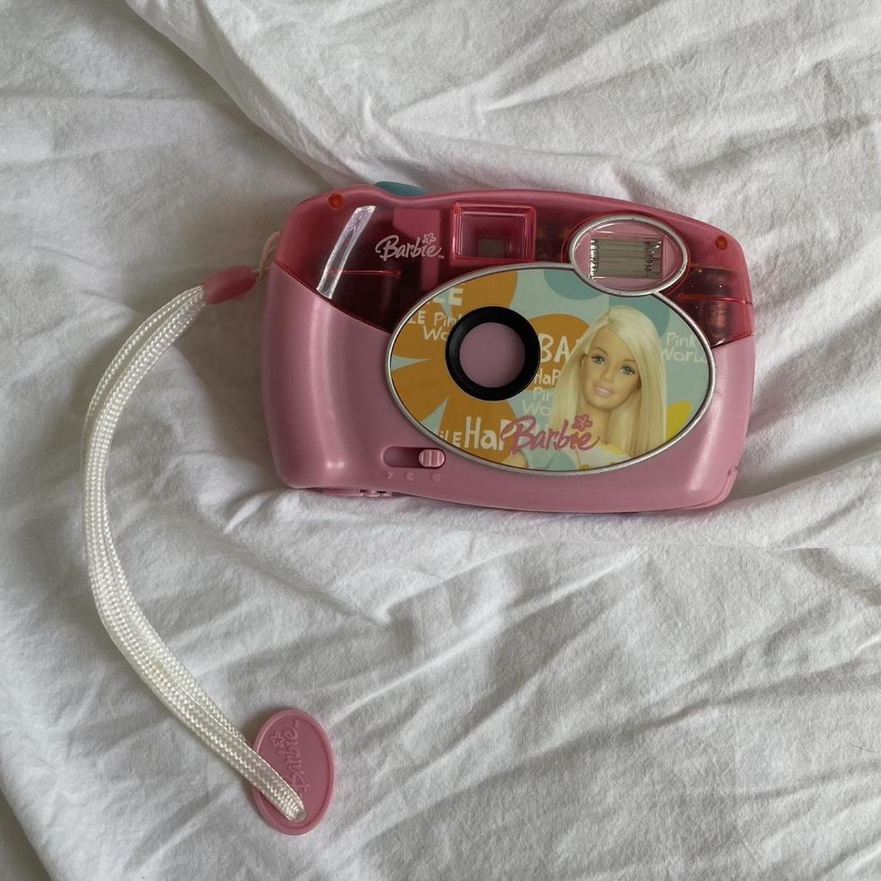 Vintage Barbie pink plastic film camera. Unsure if... - Depop