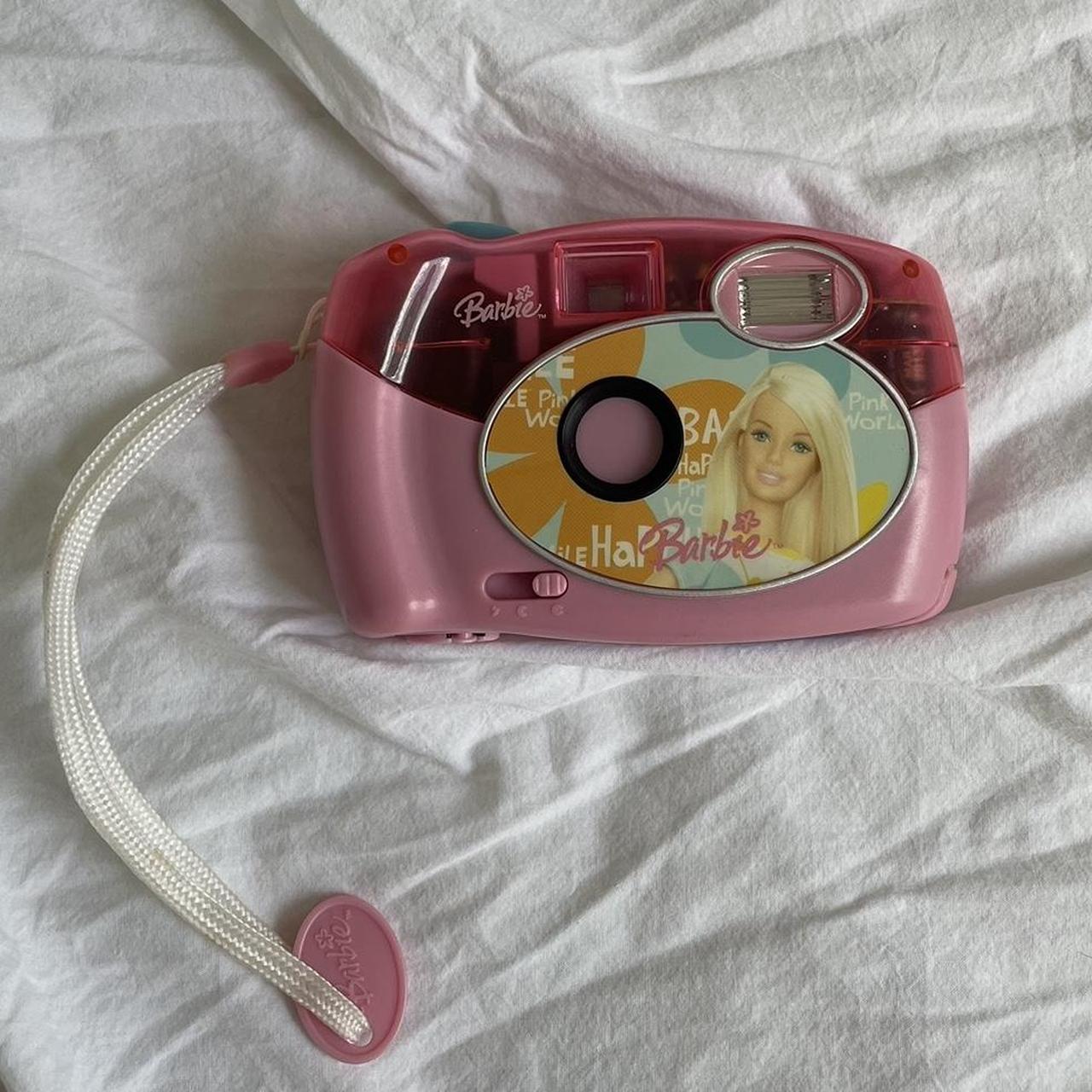 Vintage Barbie pink plastic film camera. Unsure if... - Depop