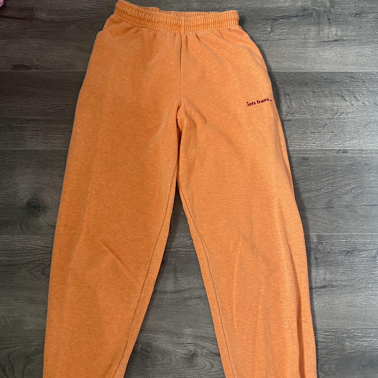 Urban Outfitters Women's Orange Joggers-tracksuits | Depop