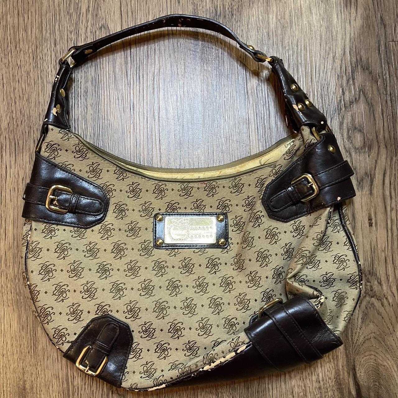 Apple Bottoms Women's Tan and Brown Bag | Depop