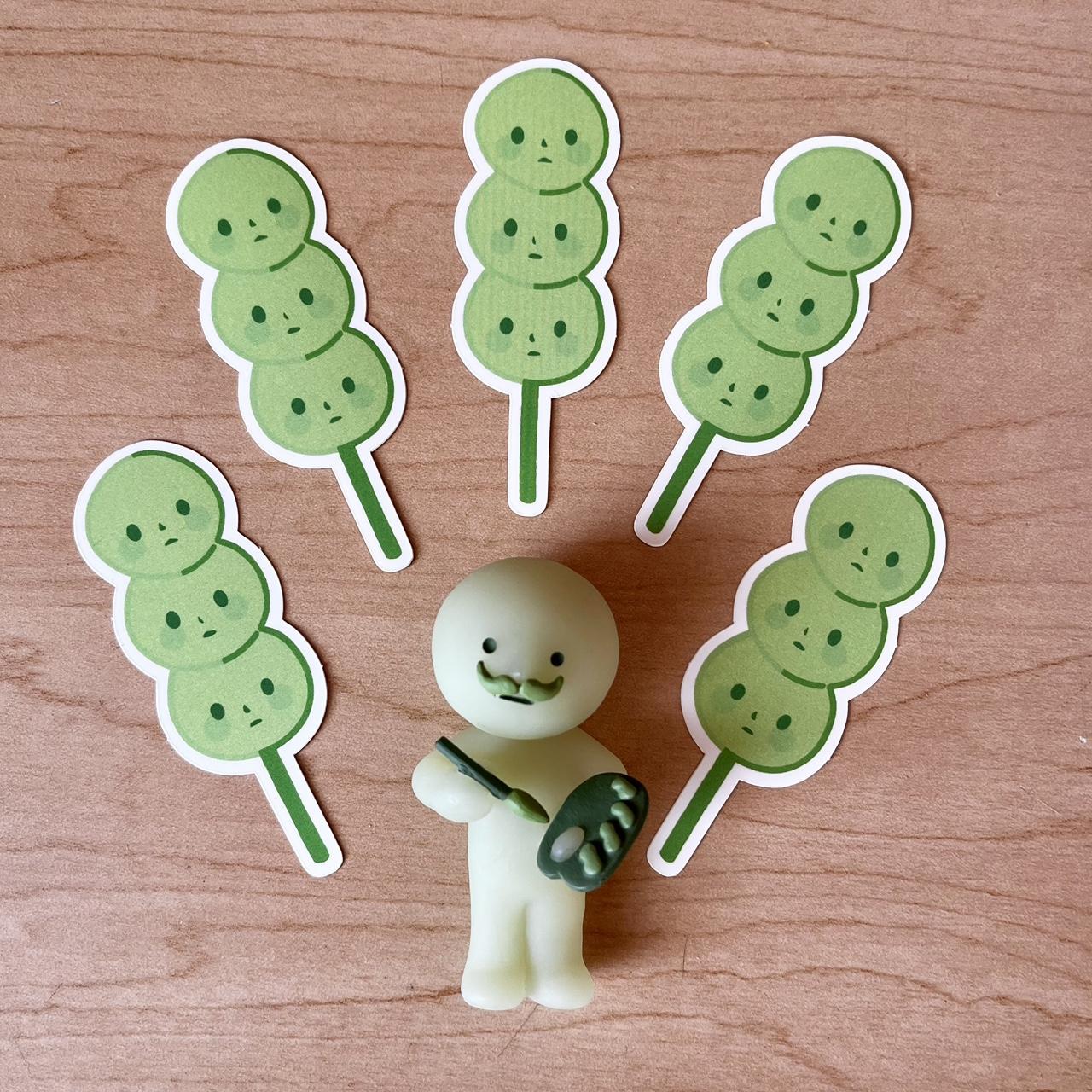 self-made smiski dango stickers! super cute, matte,... | Depop