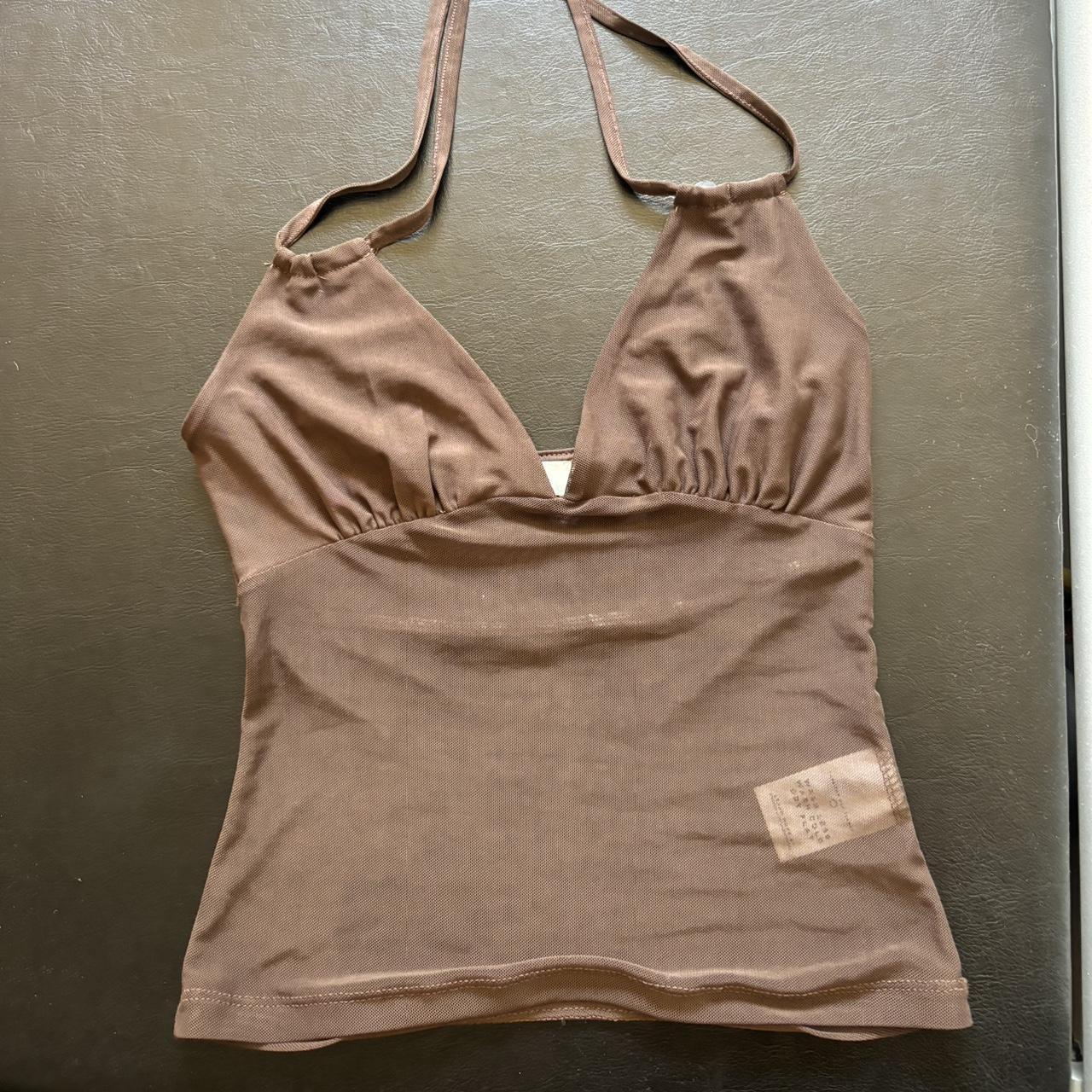 Glassons halter neck mesh top | Depop