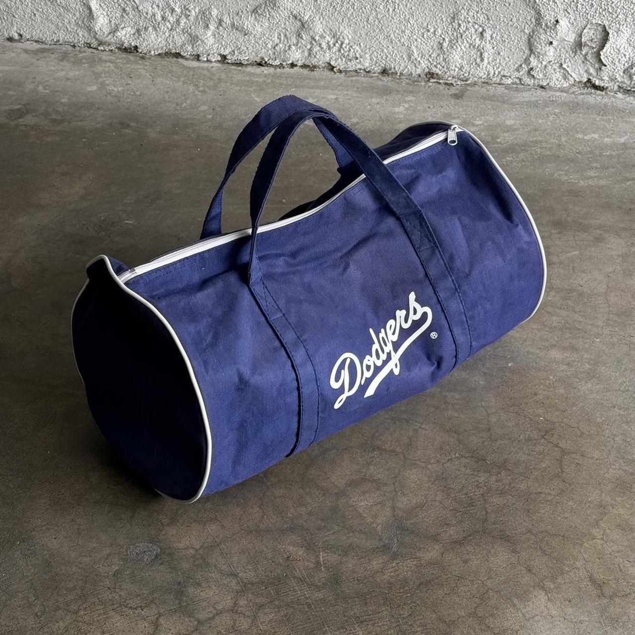 Vintage Dodgers Duffel Bag 17 x 10 Awesome piece -... - Depop
