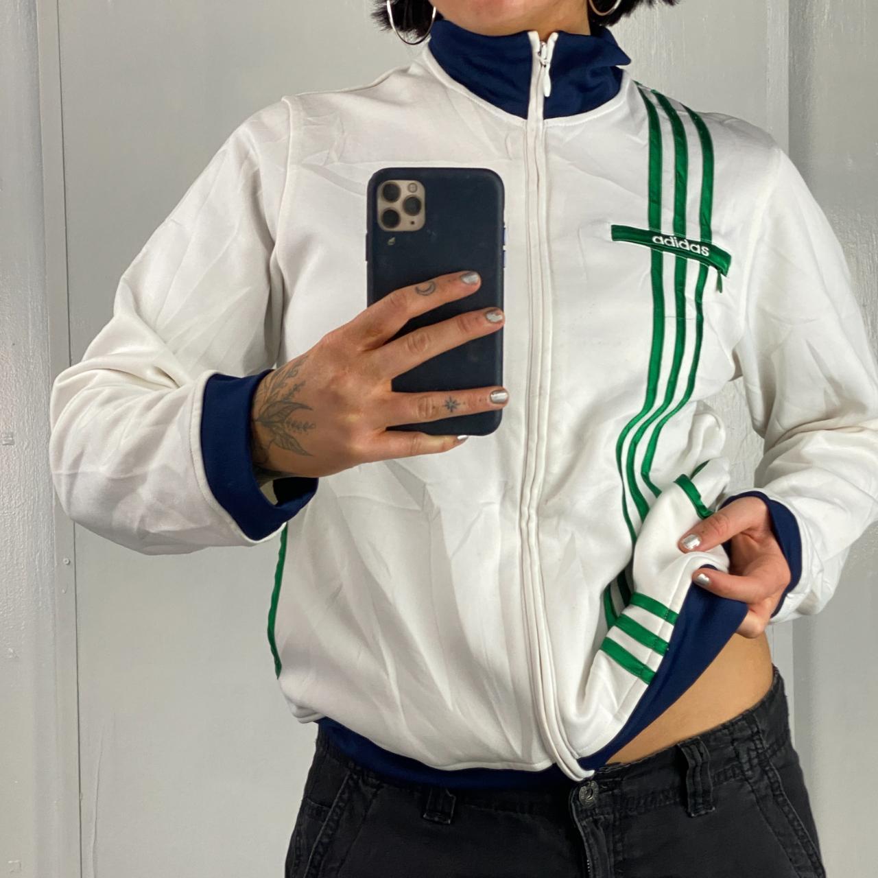 Hott Vintage ADIDAS Zip Up Track Jacket 🔥 🔎... - Depop