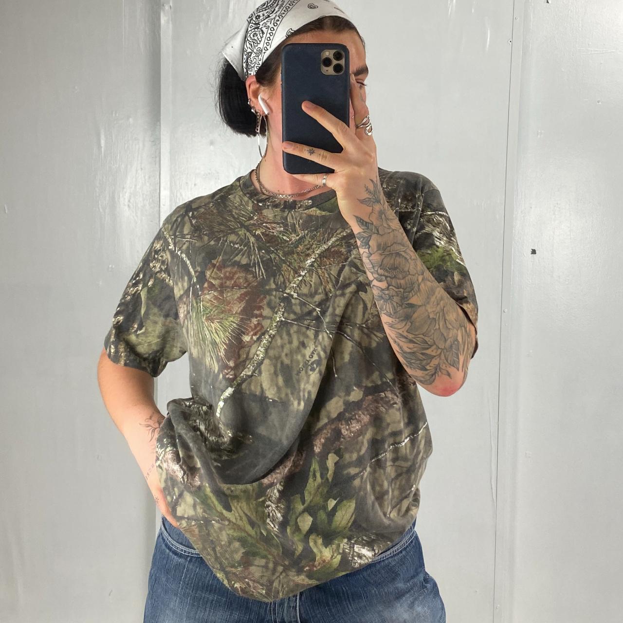 Hott MOSSY OAK Real Tree Camo Oversized... - Depop
