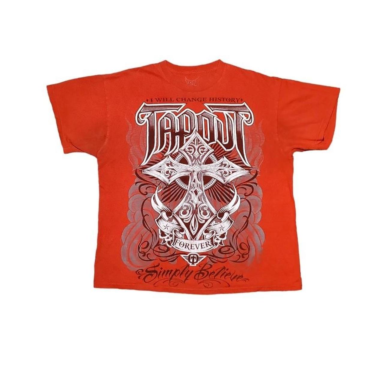 Y2k Grunge TapOut Graphic Tee - Measurements below... - Depop