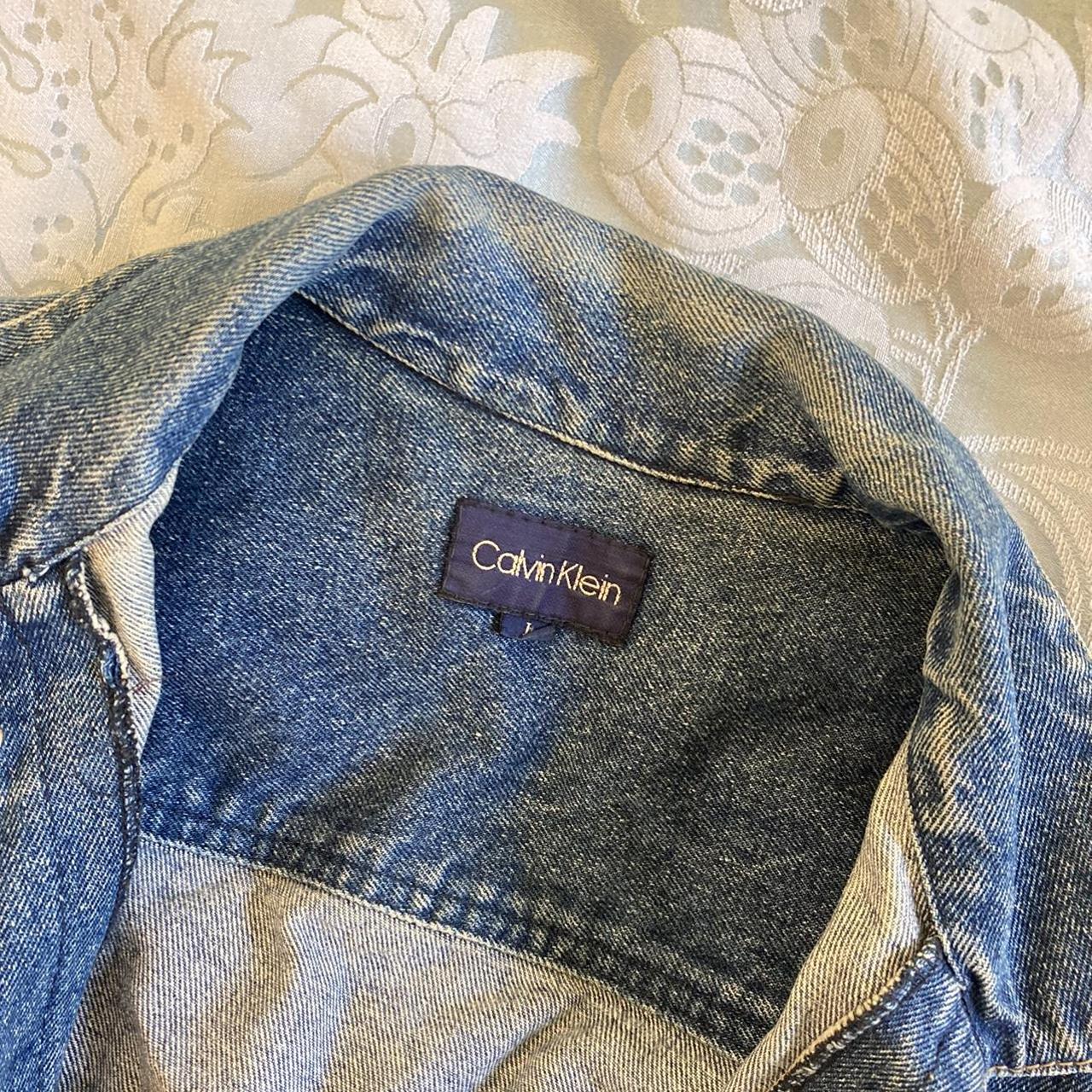 Calvin Klein denim jacket 🦋 Great material, only... - Depop