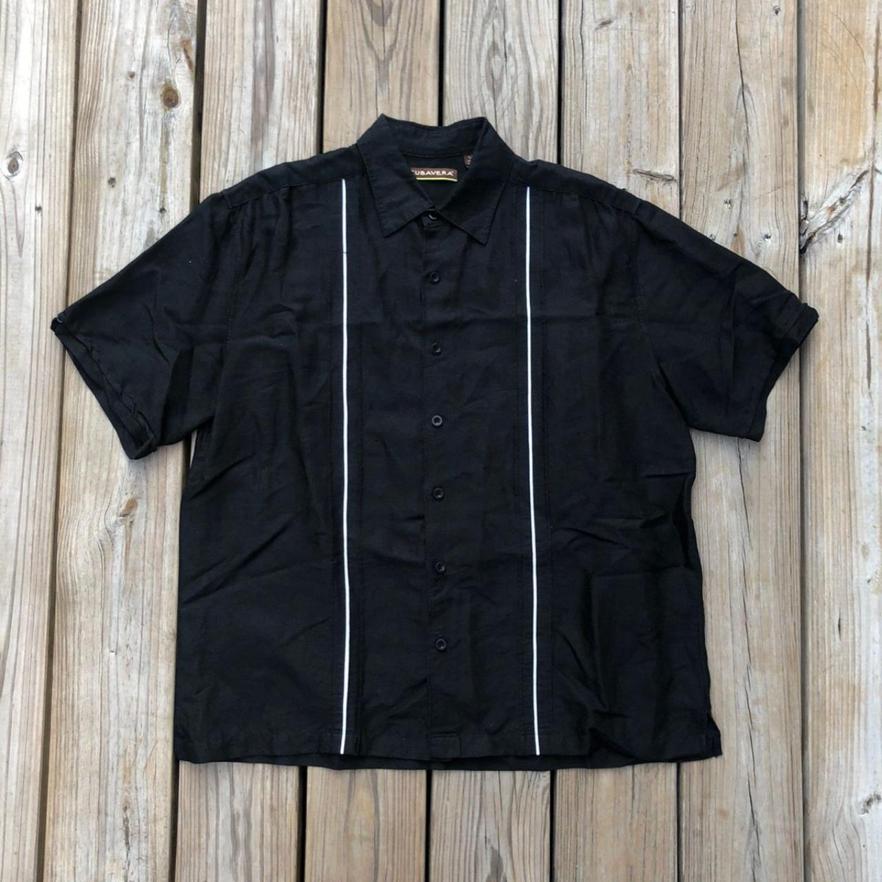 Cubavera Men's Black Shirt | Depop