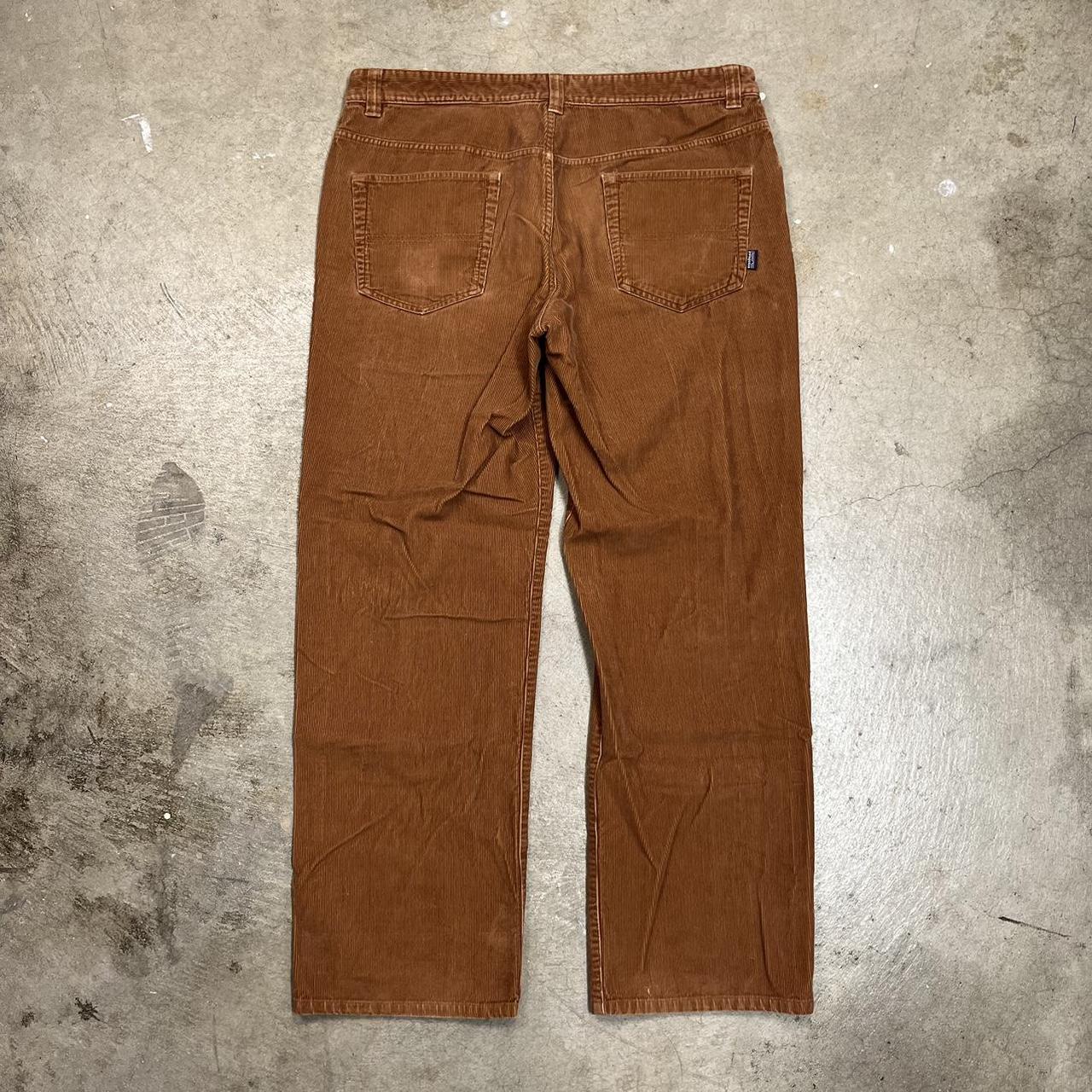 Patagonia corduroy pants rust orange color Waist:... - Depop