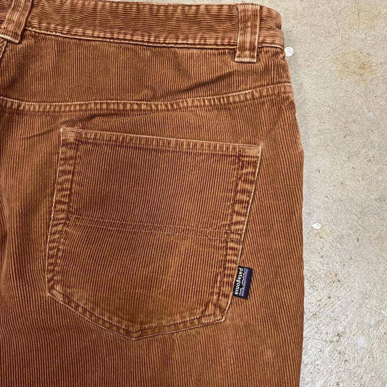 Patagonia corduroy pants rust orange color Waist:... - Depop