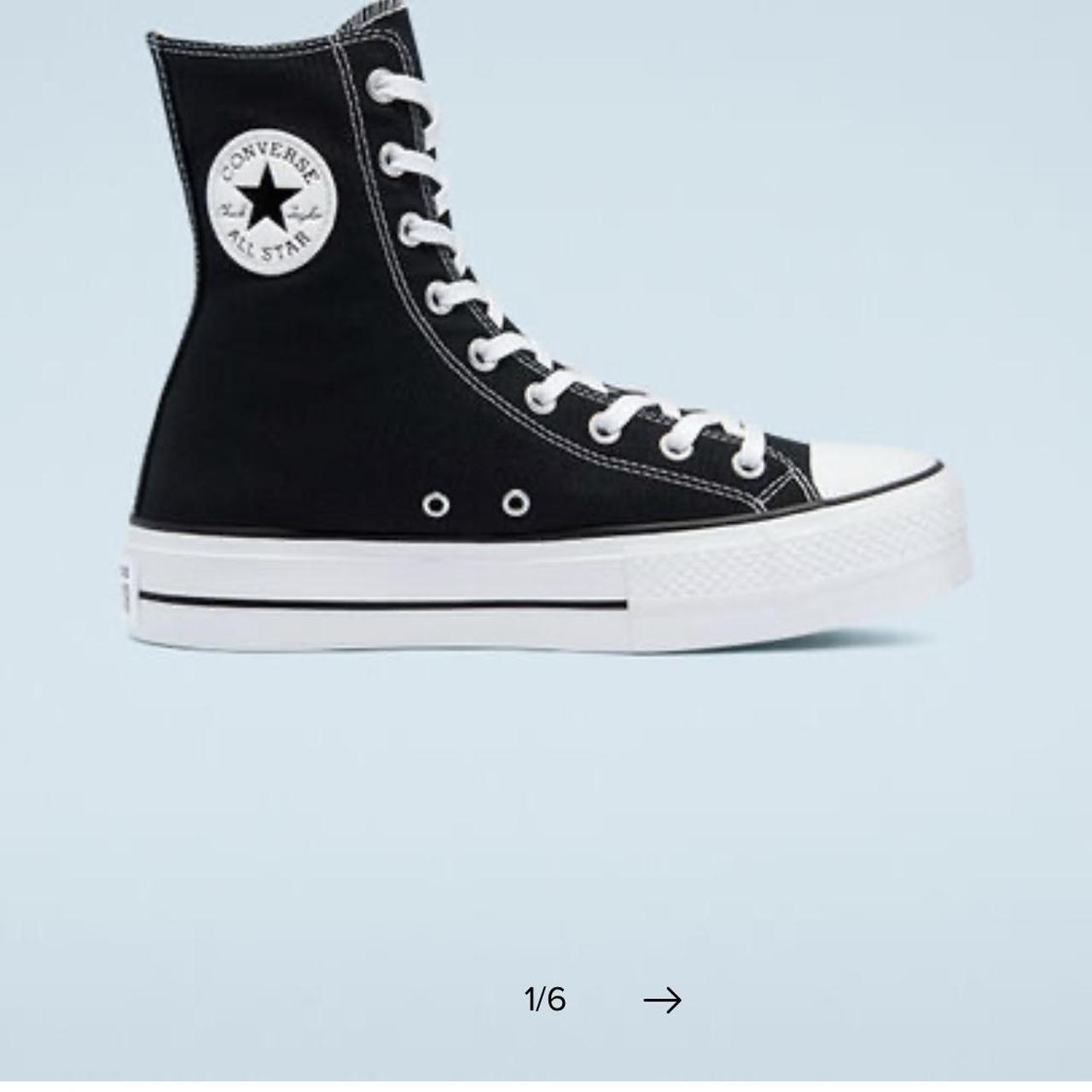Converse extra high platform chuck Taylor all star... - Depop
