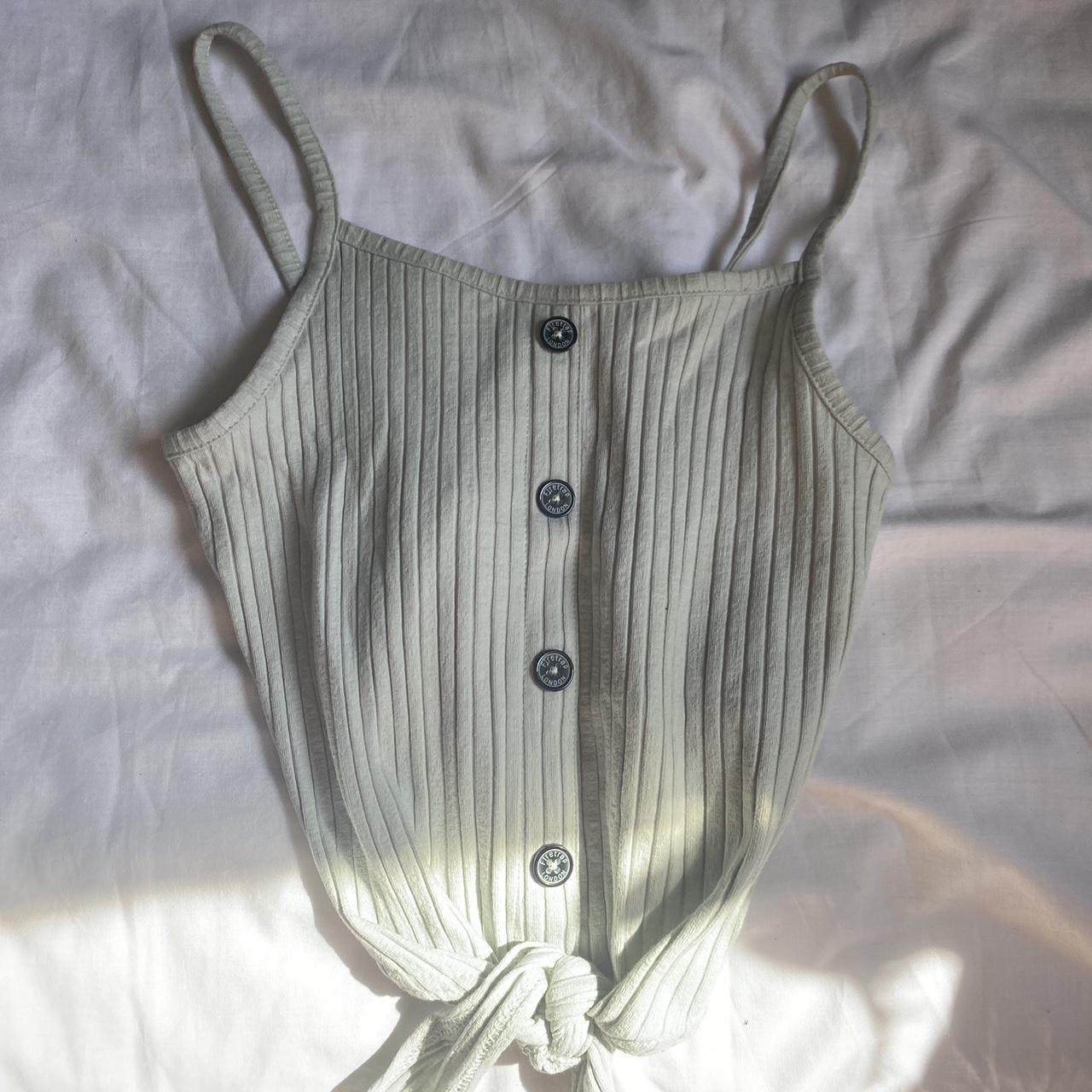 firetrap crop top cute basic for summer worn once... - Depop