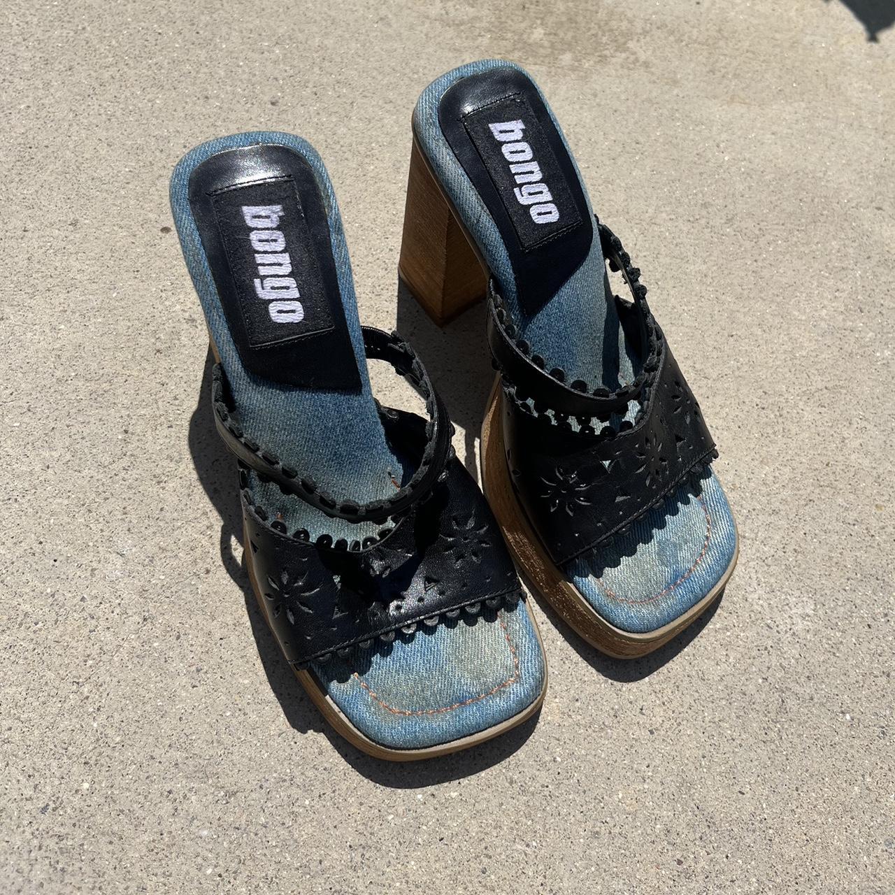 Vintage Bongo sandals Size 5 1/2 In good condition!... - Depop