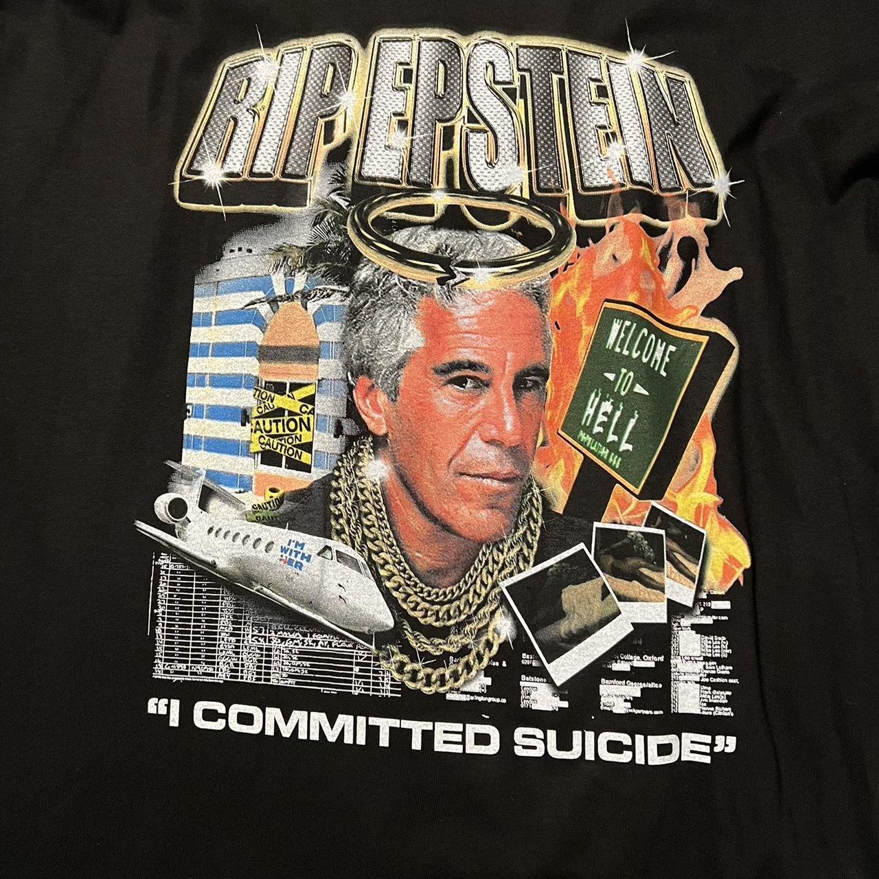 MDE SAM HYDE RIP EPSTEIN T-Shirt SIZE: Large this... | Depop