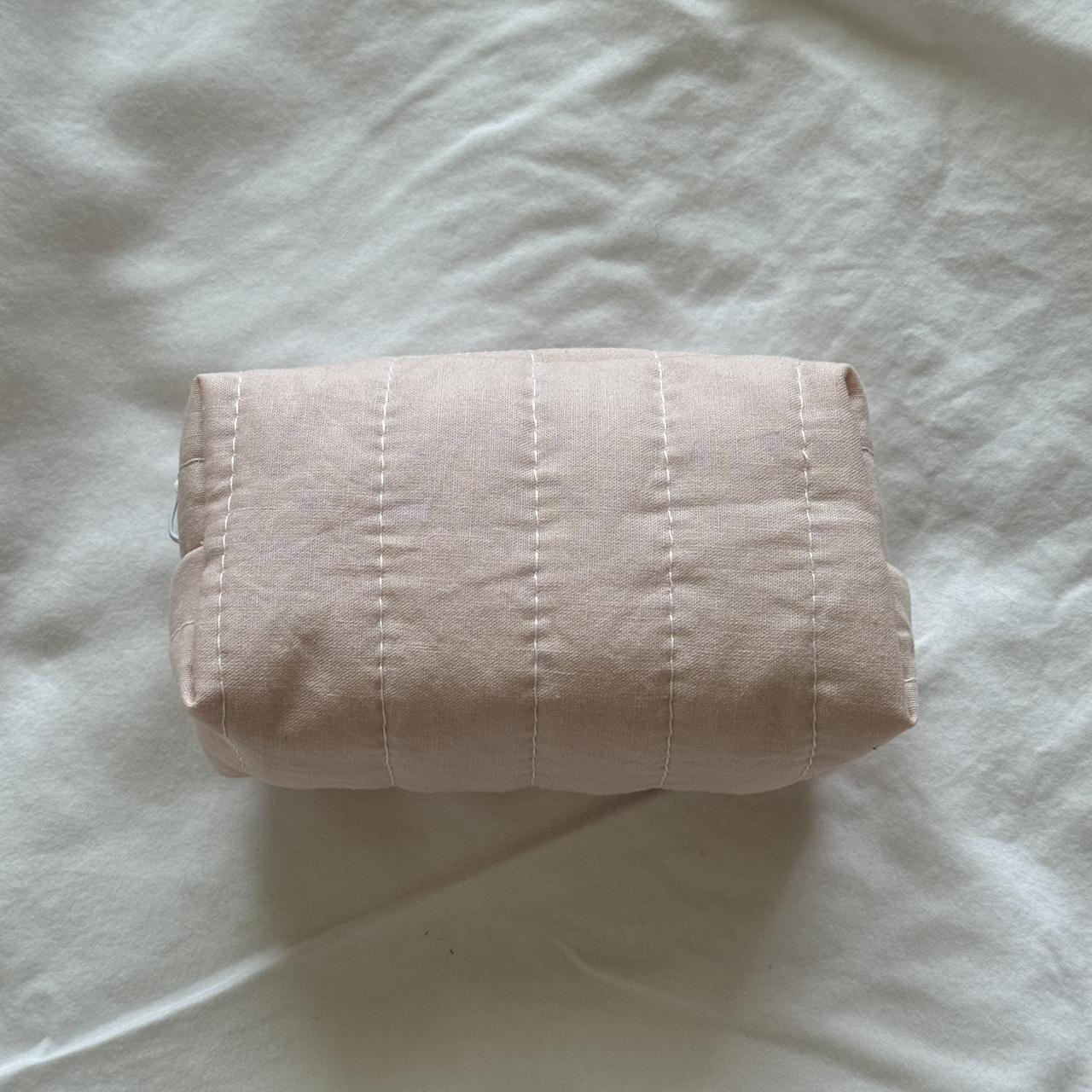 Pink Margin Box Pouch • Handmade by me! • Sizing... - Depop