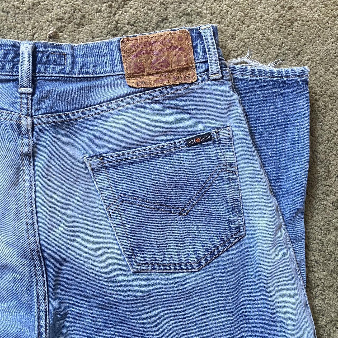 Vintage Energie Branded Jeans SIZE 34 x 30 - Depop
