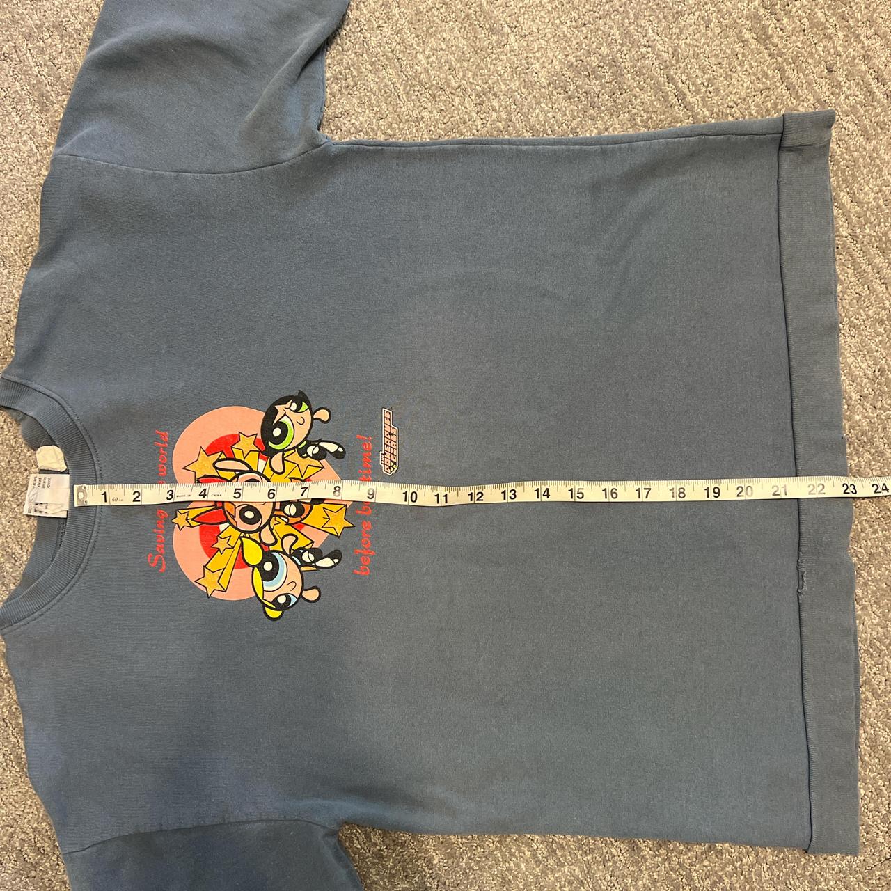 Vintage y2k Blue Powerpuff Girls crewneck... - Depop