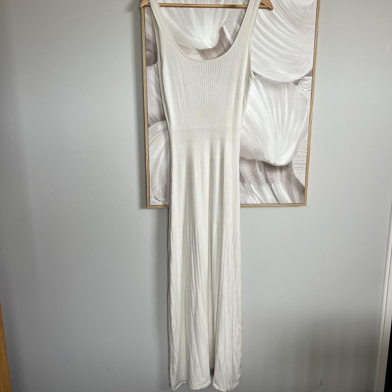 Glassons white dress. Low back. Very stretchy!!!... - Depop