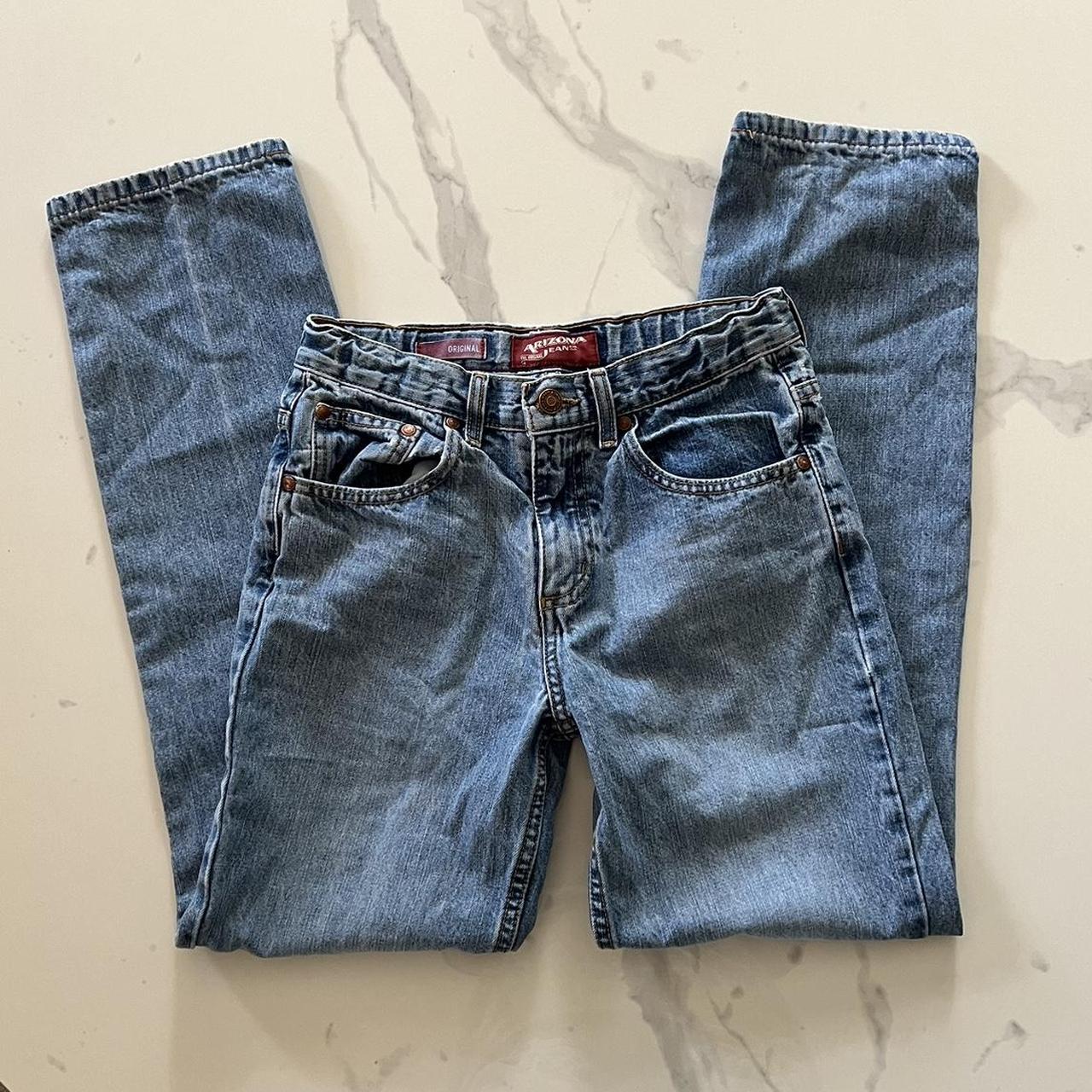 Arizona low rise jeans Medium wash #lowrise #jeans... - Depop