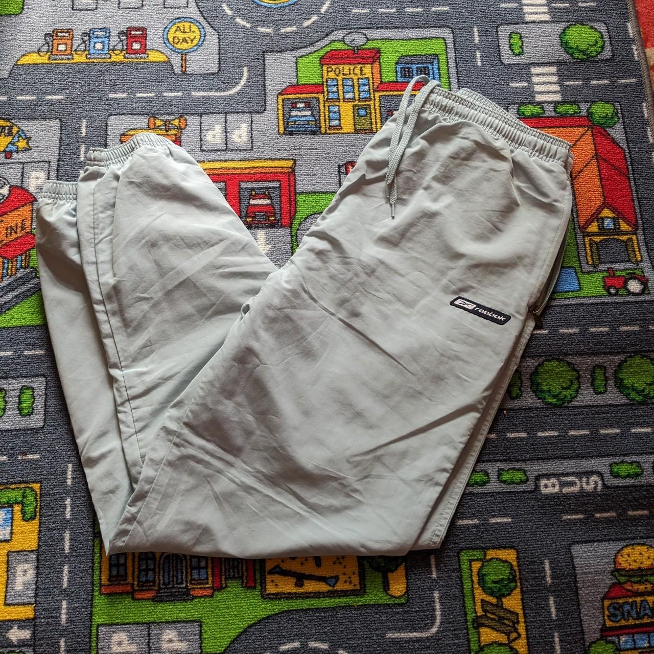 Vintage shell style track pants - Reebok. Super... - Depop