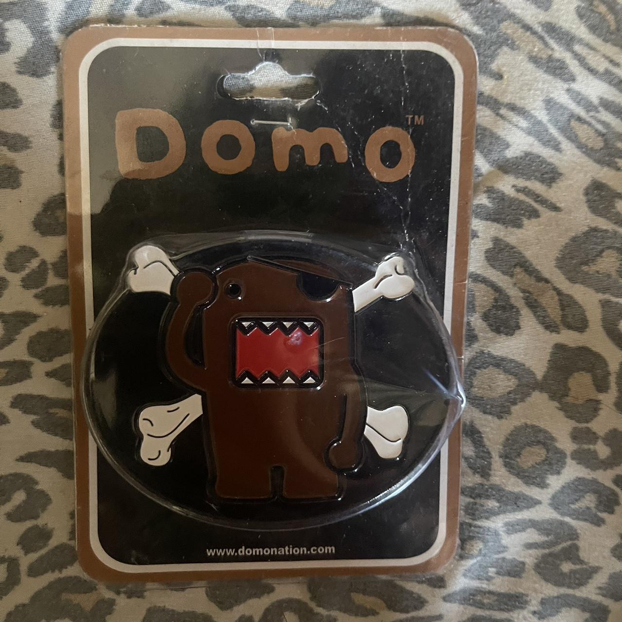 rare rare rare domo pirate belt buckle from... - Depop