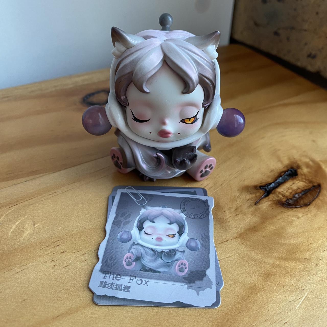 Pop Mart Skull Panda Mare Of Animals fox figurine... - Depop