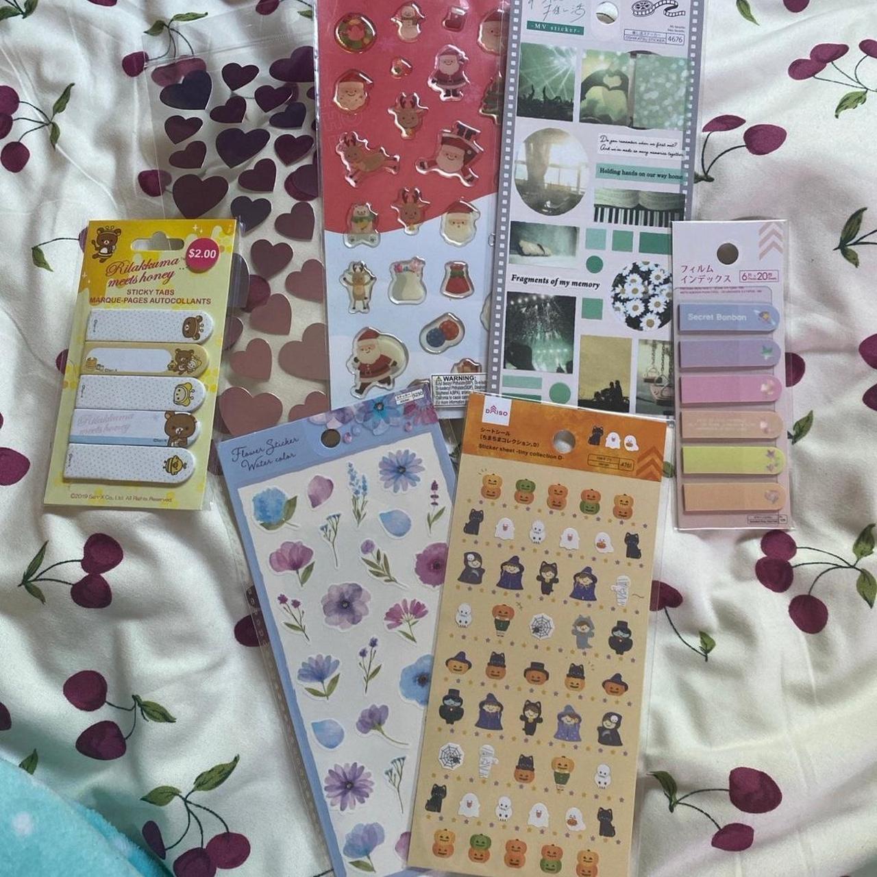 Daiso Sticker Bundle bought these stickers last... | Depop