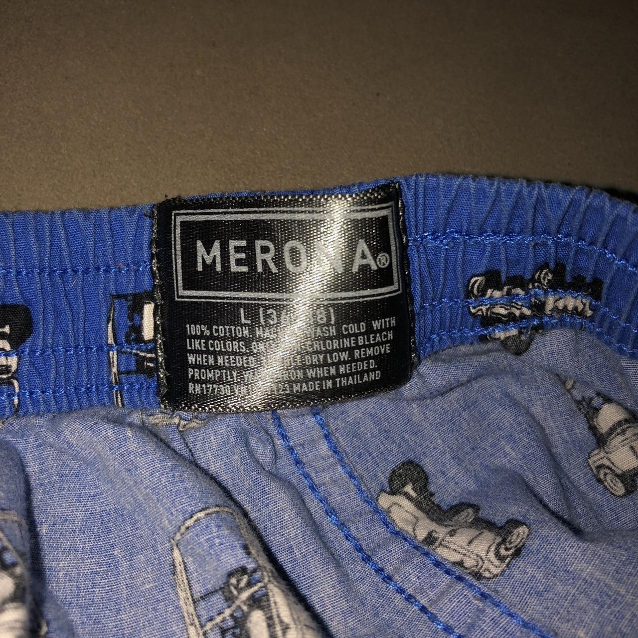 Blue and white golf cart boxer shorts #blue #white... - Depop