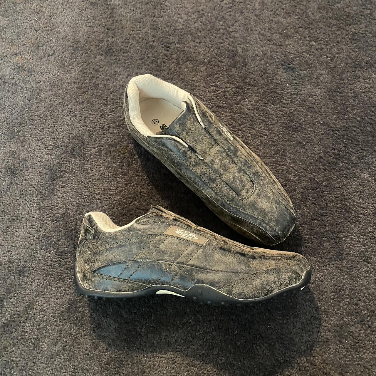 Von Dutch y2k Leather Sneakers Excellent condition,... - Depop