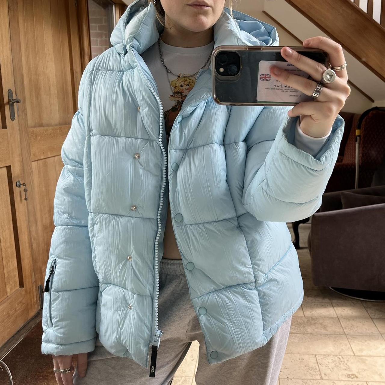 ASOS ski&snow puffer coat Size 8 Worn once,... - Depop