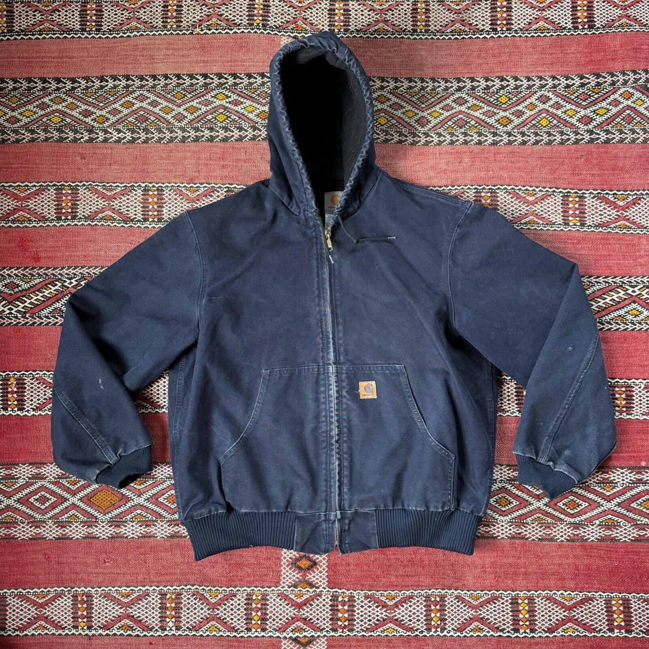 Carhartt J130 MDT Quilted Duck Canvas Jacket Coat... - Depop