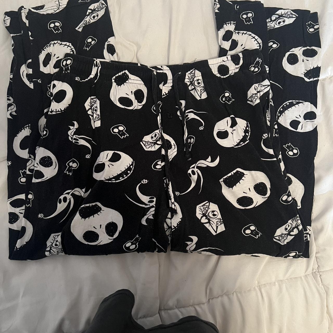 Cute gothic/ alt nightmare before Christmas pajama... - Depop
