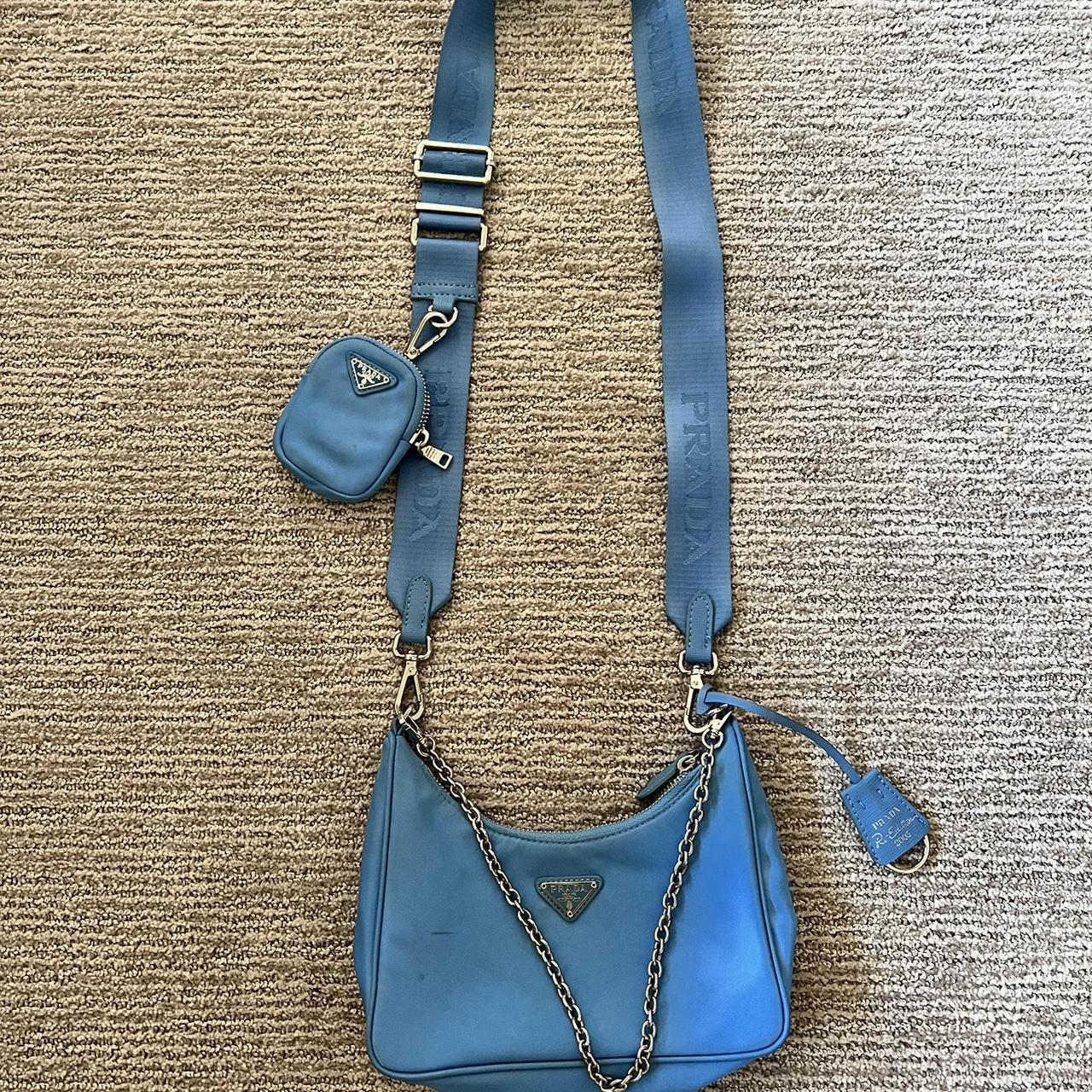I have adored this perfect little blue bag for years... - Depop