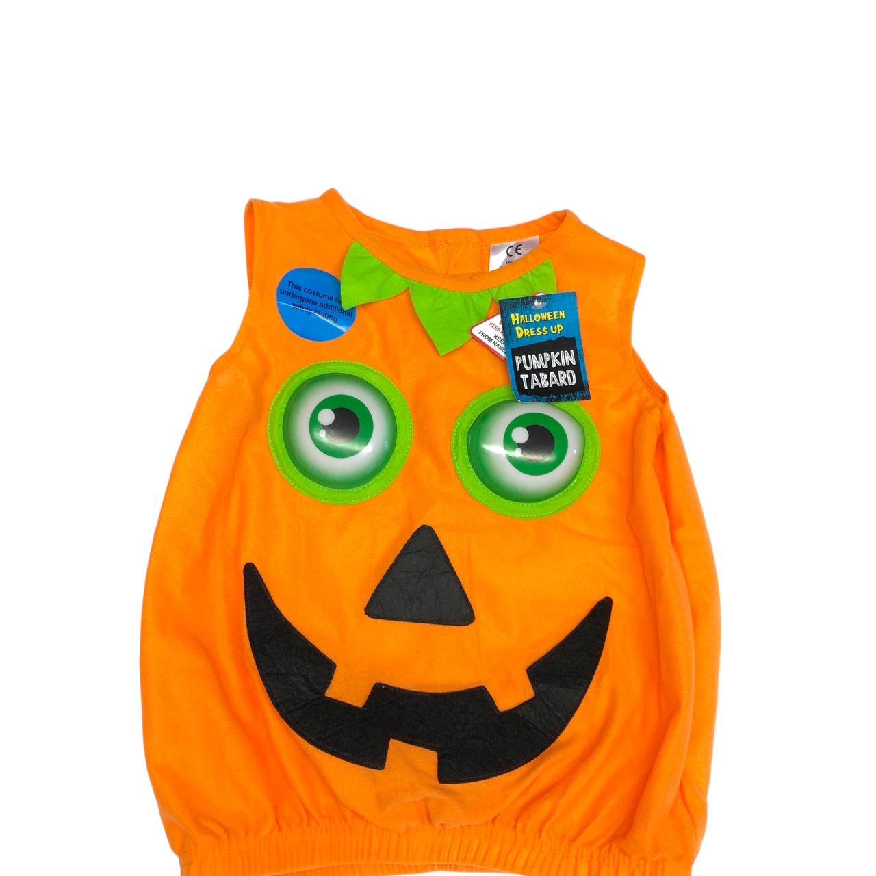 HALLOWEEN Dress up PUMPKIN TABARD One Size Max Waist... - Depop