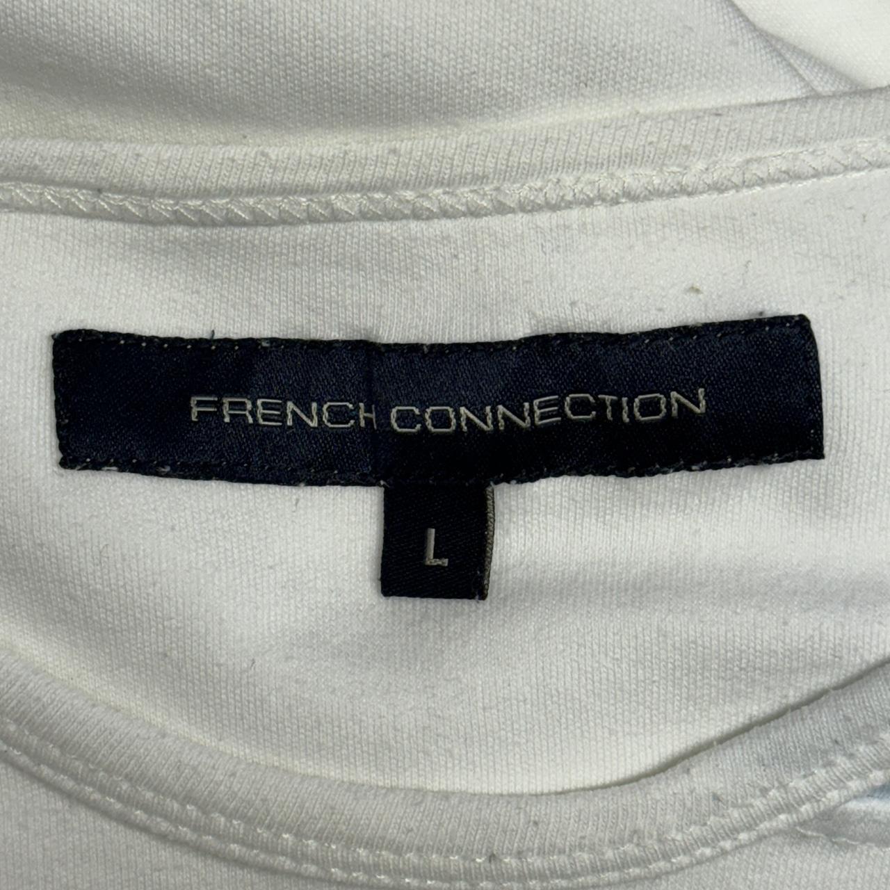 FRENCH CONNECTION Large vintage White T Shirt 100%... - Depop