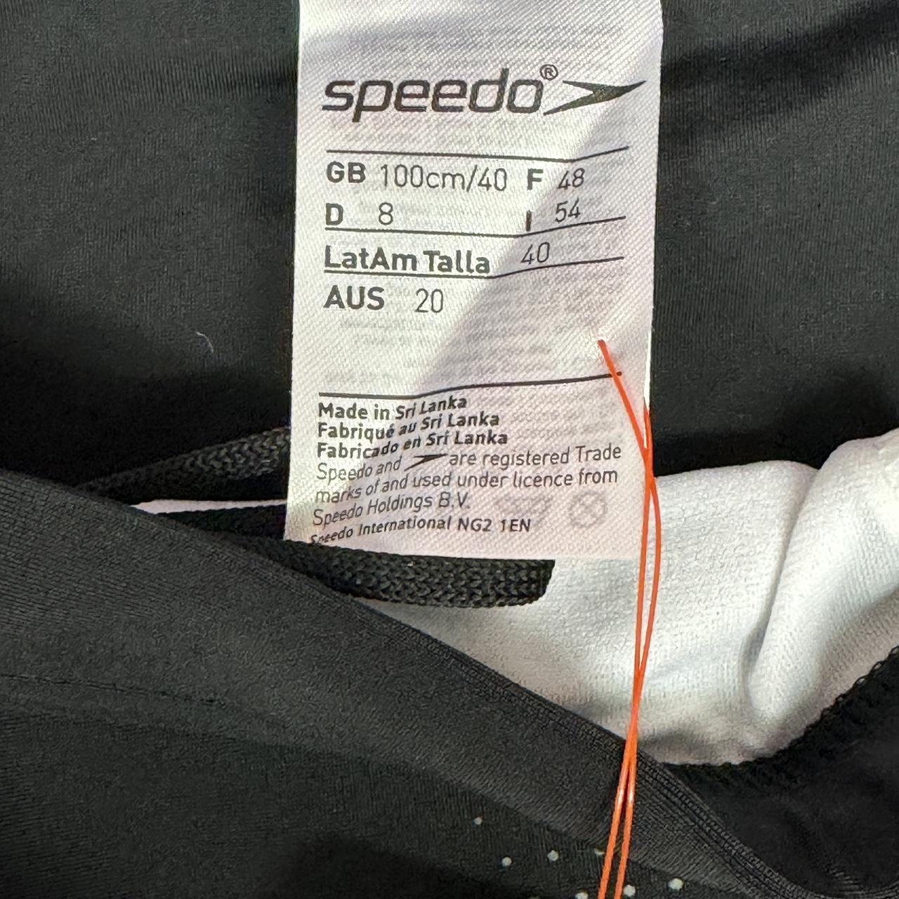 Speedo Mens Tech Logo Jammer Black/Grey Code:... - Depop