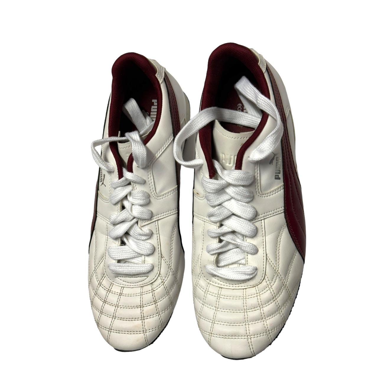 PUMA Eco Ortholite UK 10 US 11 White & Burgundy... - Depop