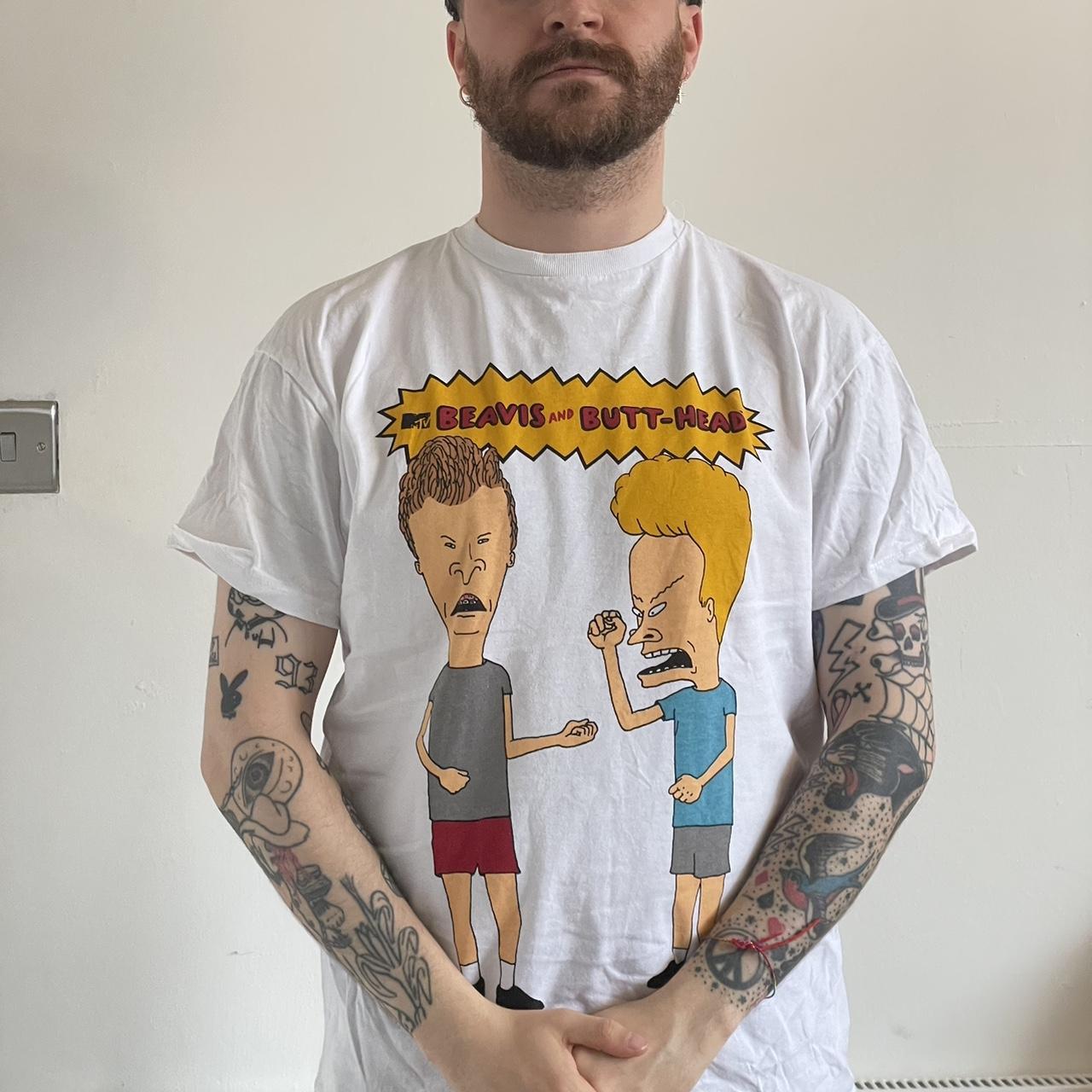 Urban Outfitters Beavis & Butthead T-Shirt. Size... - Depop