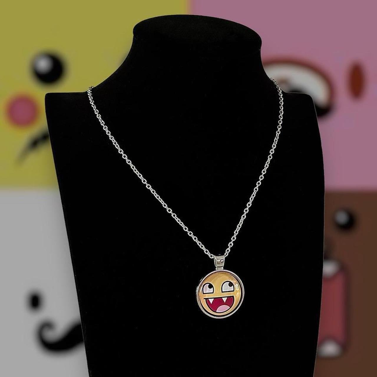 ⋆₊˚ Vampire Epic Face Necklace >ᴗ